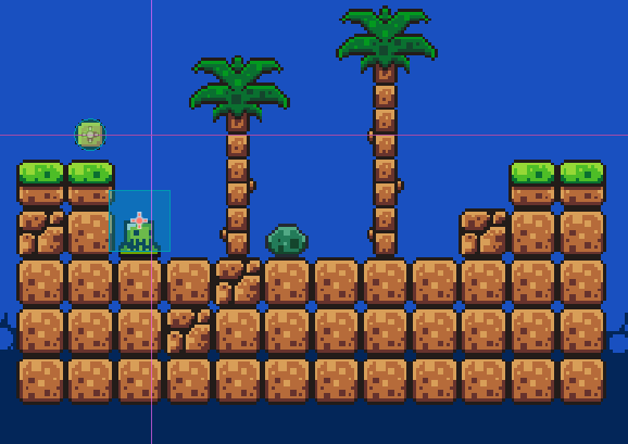 17. When we run the game, the enemy moves in the place where it is. The ...